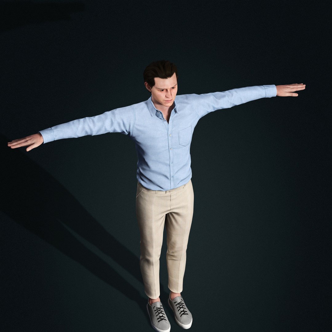 3D Model Tom Holland Character 3D Model - TurboSquid 2287749