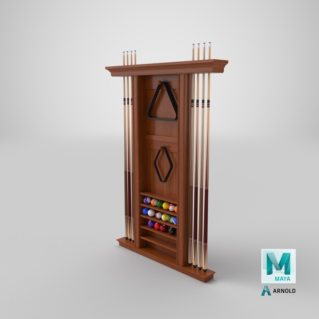 Billiard Rack Set 3D model - TurboSquid 1983288
