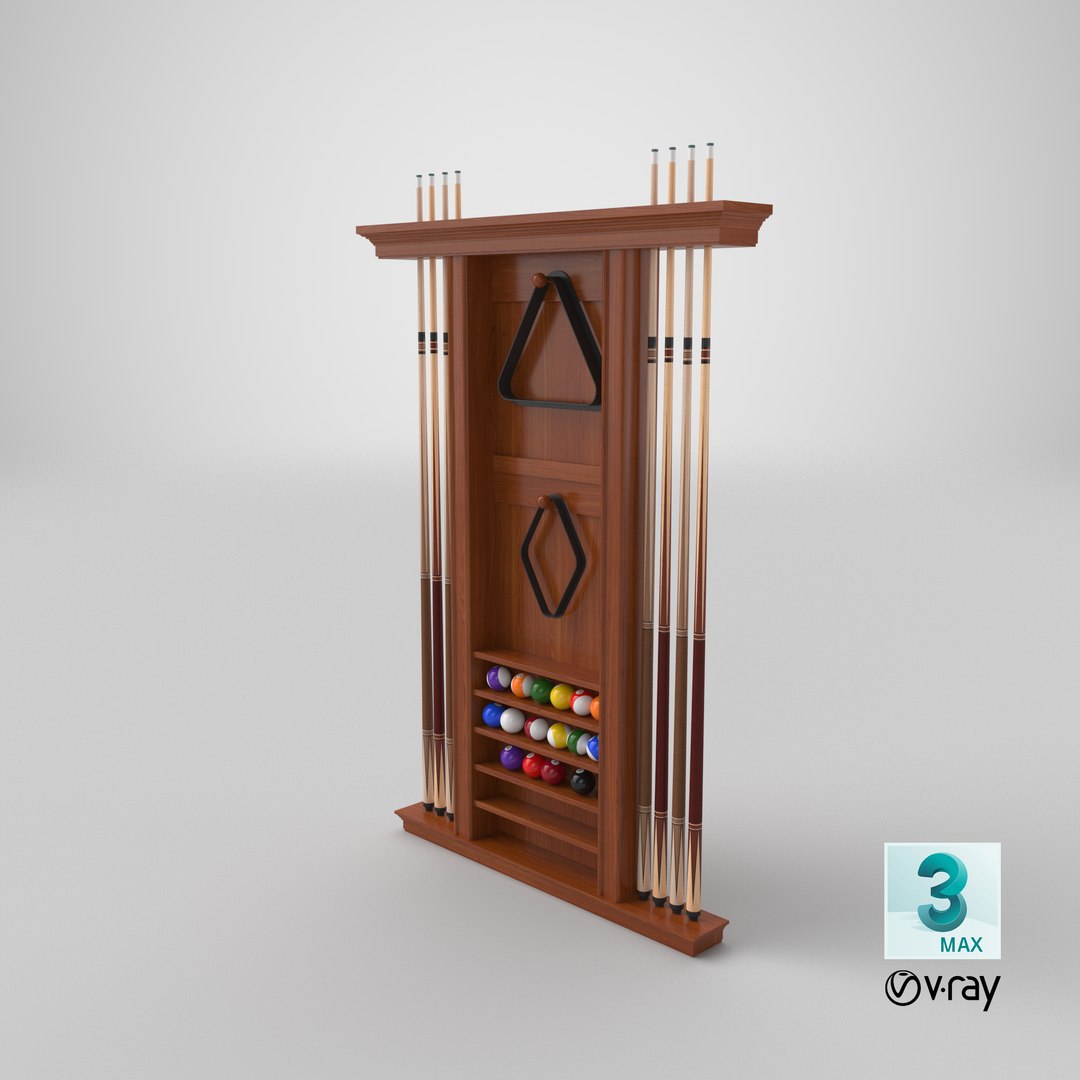 Billiard Rack Set 3D model - TurboSquid 1983288