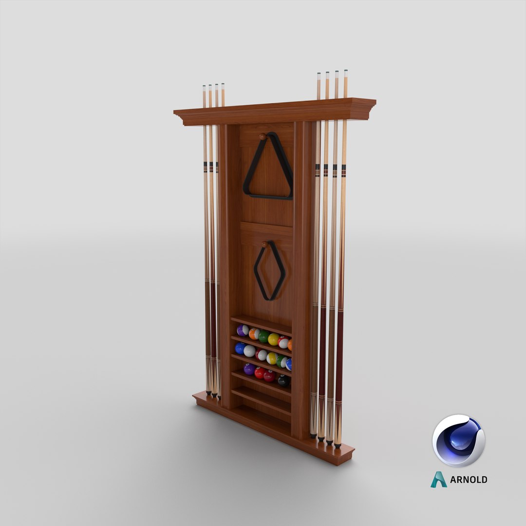 Billiard Rack Set 3D model - TurboSquid 1983288