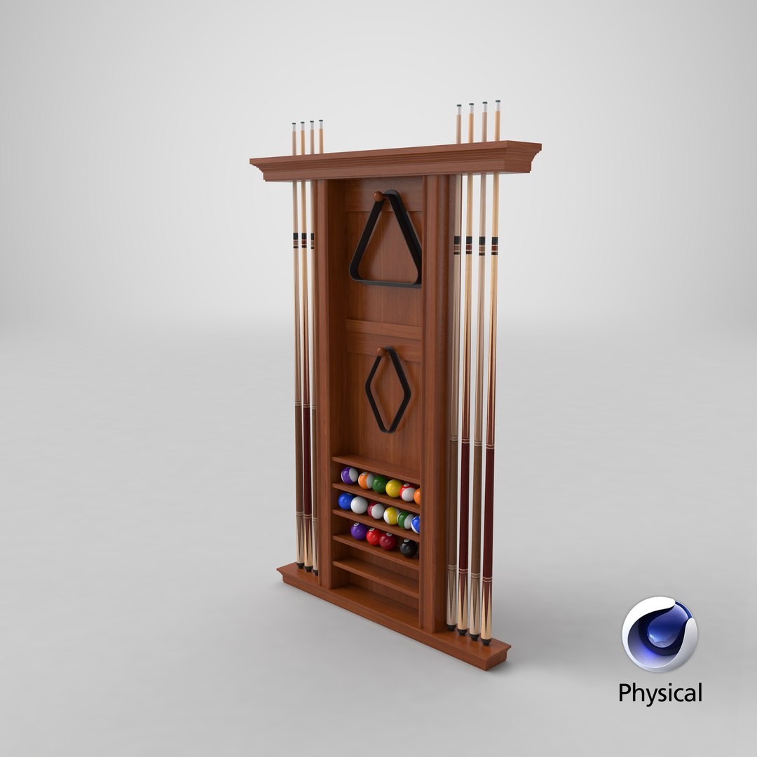 Billiard Rack Set 3D model - TurboSquid 1983288