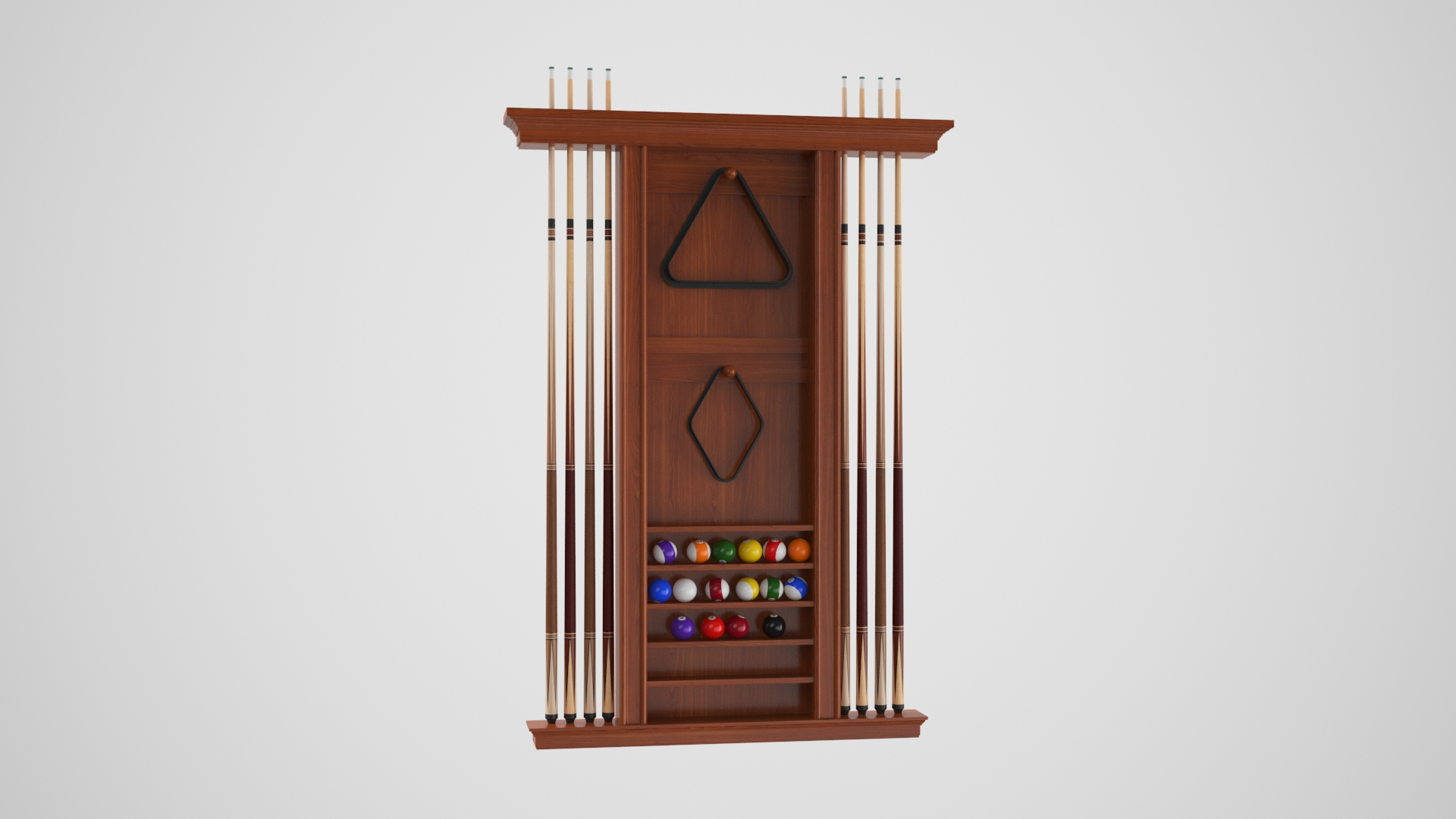 Billiard Rack Set 3D model - TurboSquid 1983288