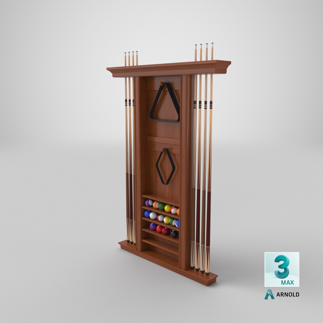 Billiard Rack Set 3D model - TurboSquid 1983288
