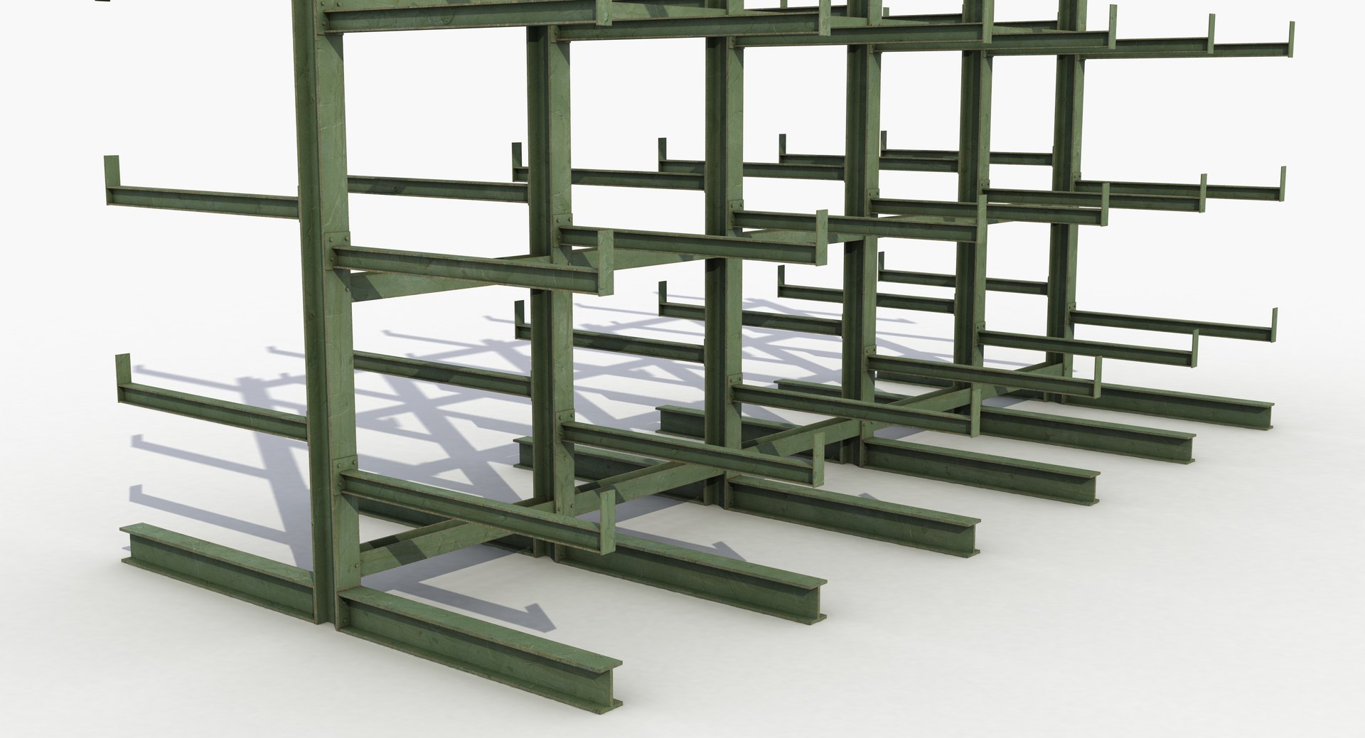 Steel Storage Rack 3D Model - TurboSquid 1624275