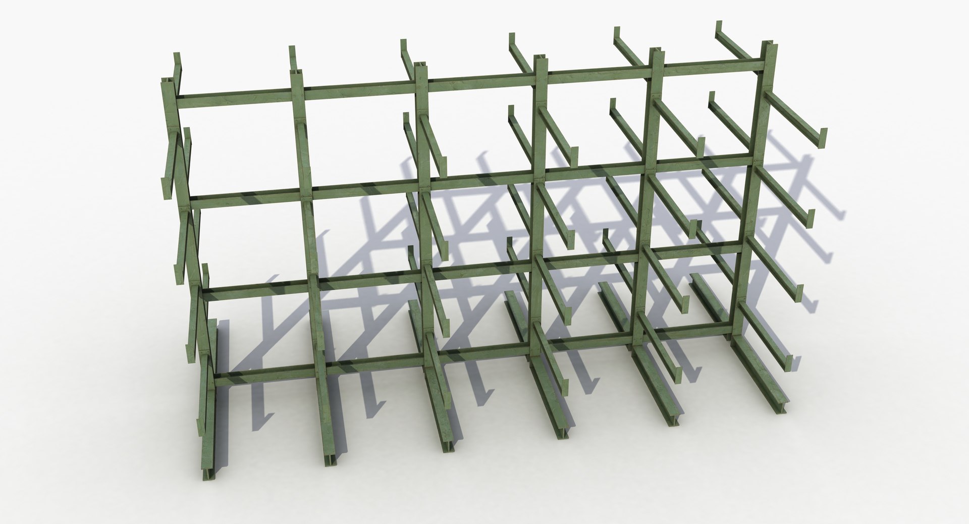 Steel Storage Rack 3D Model - TurboSquid 1624275