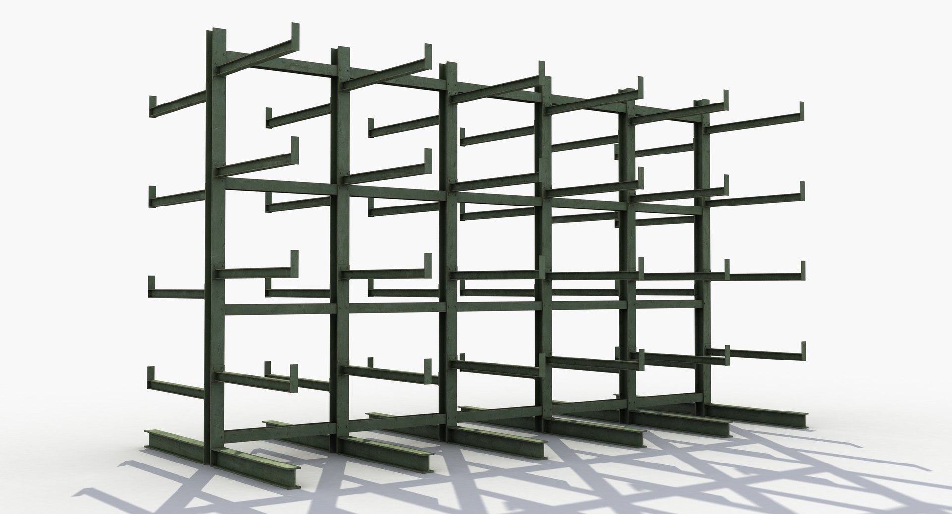 Steel Storage Rack 3D Model - TurboSquid 1624275