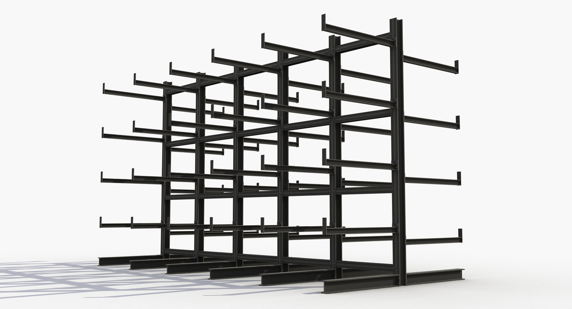 Steel Storage Rack 3D Model - TurboSquid 1624275