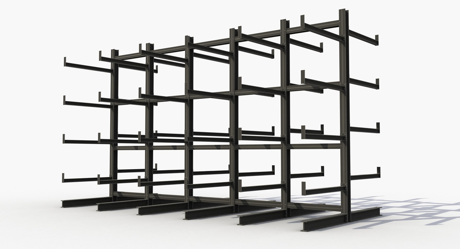 Steel Storage Rack 3D Model - TurboSquid 1624275
