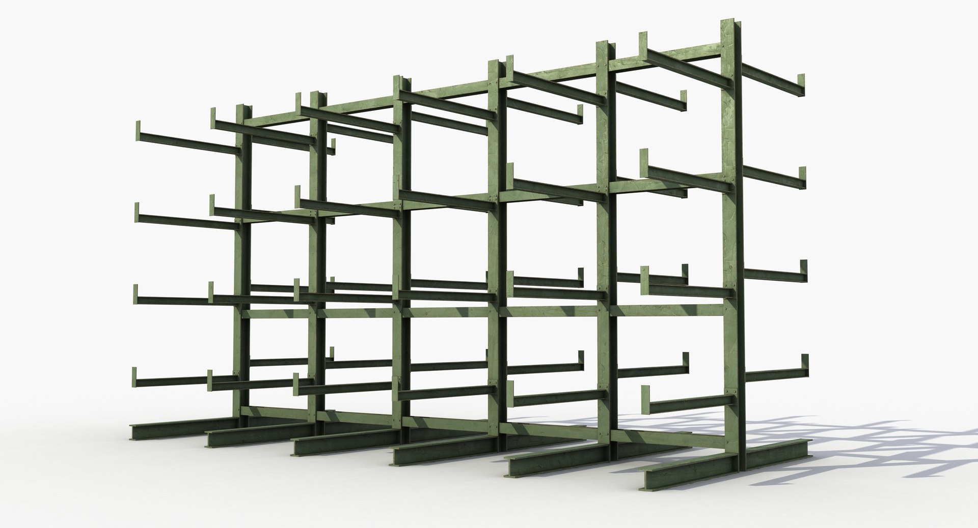 Steel Storage Rack 3D Model - TurboSquid 1624275
