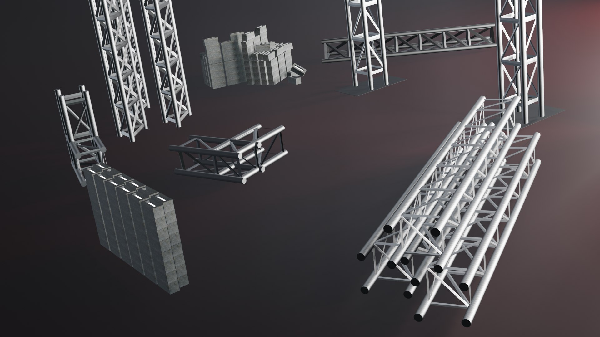 3D Truss System - TurboSquid 2132051