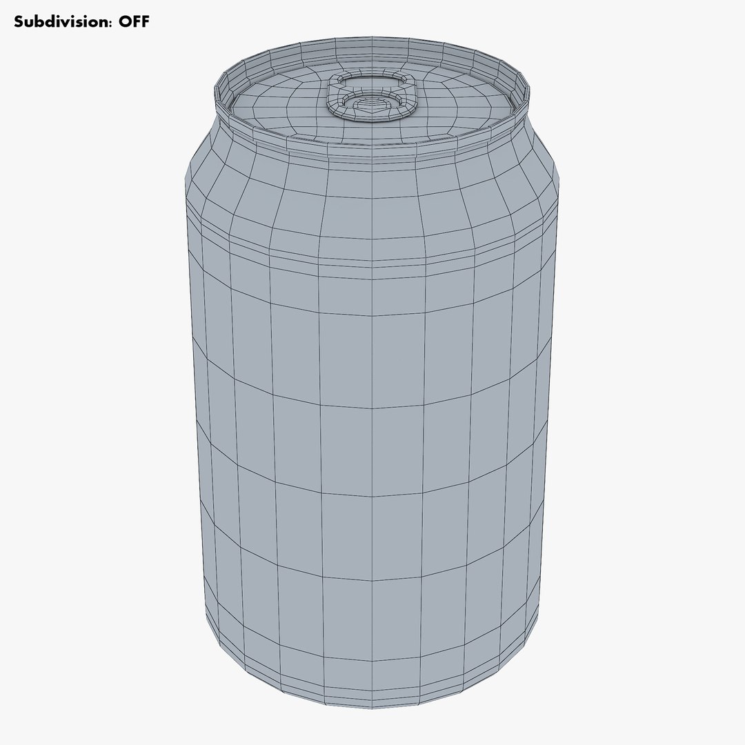 Ice Tea Green Can 330ml Simple M 1 3D Model - TurboSquid 2136022