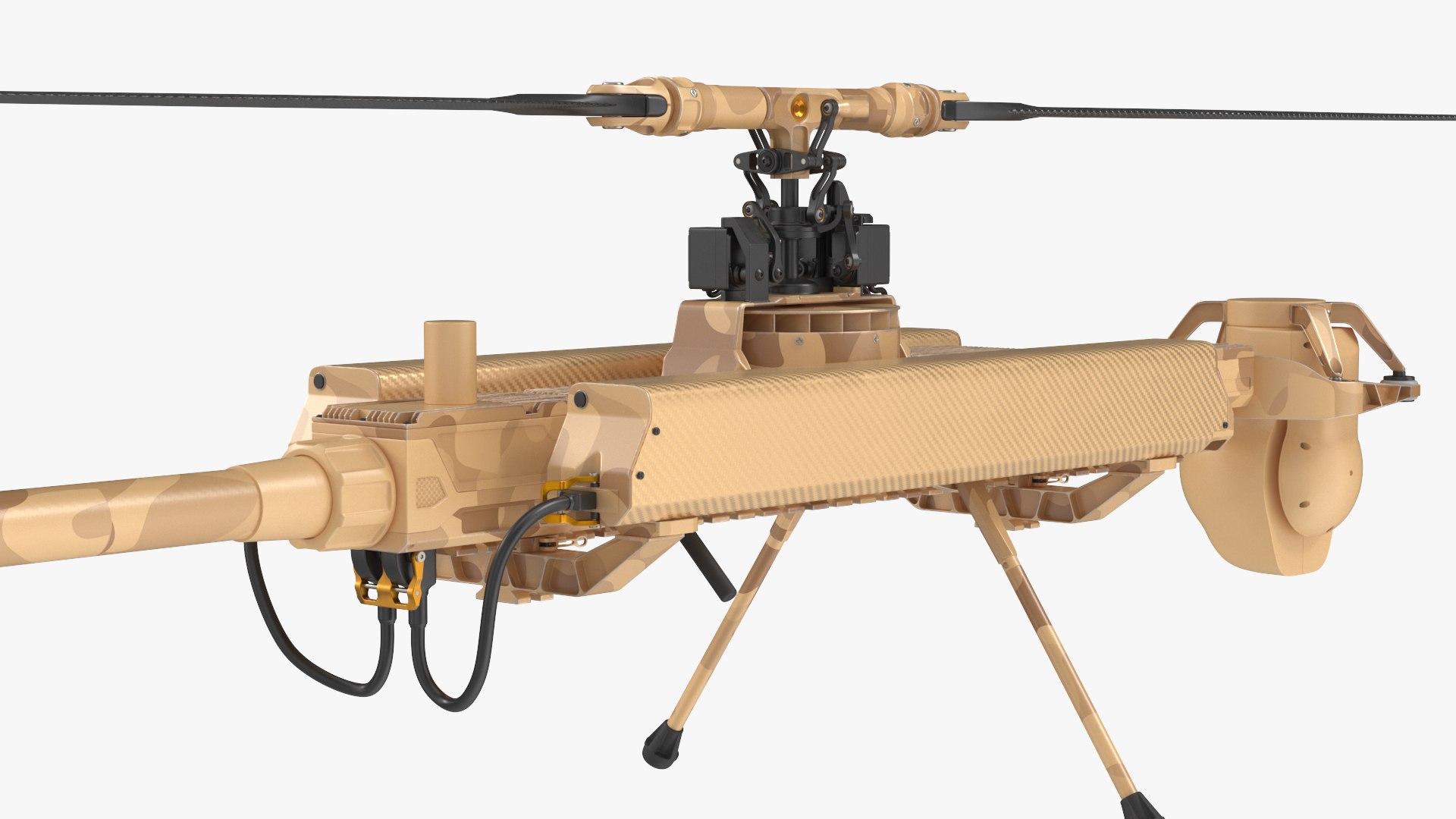 3D Desert Military Surveillance Drone Rigged - TurboSquid 2389468