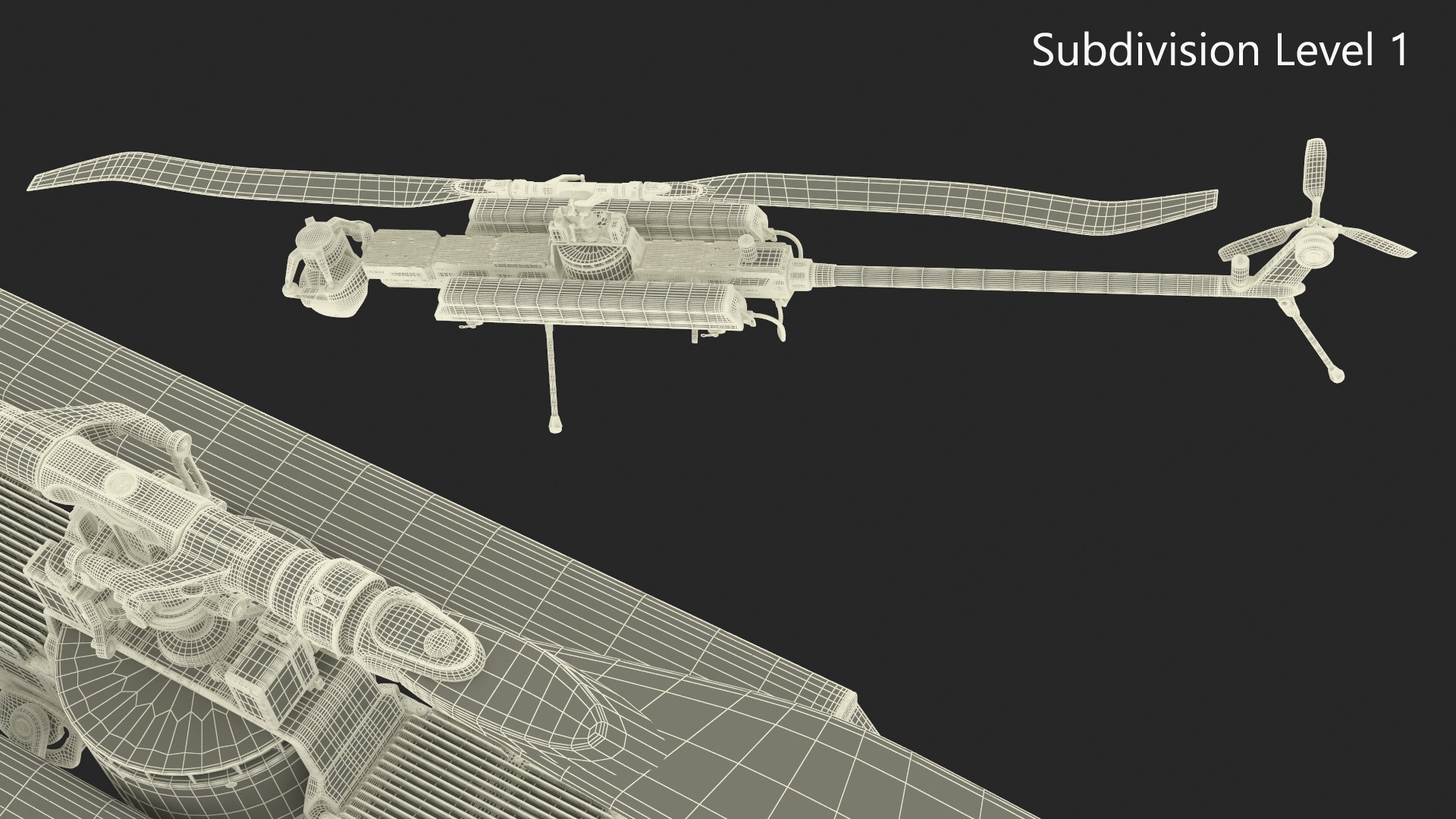 3D Desert Military Surveillance Drone Rigged - TurboSquid 2389468