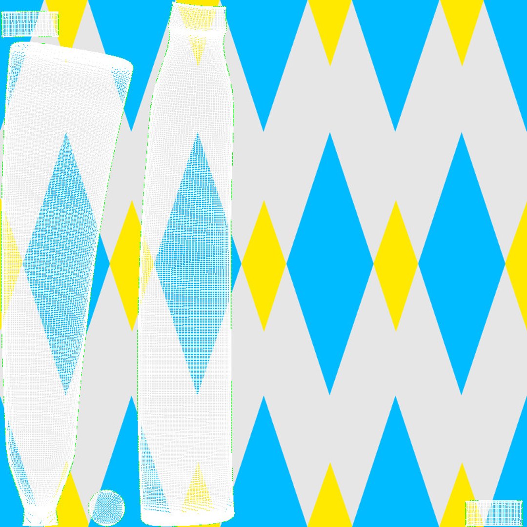 Party Horn 03 Blue 3d Model