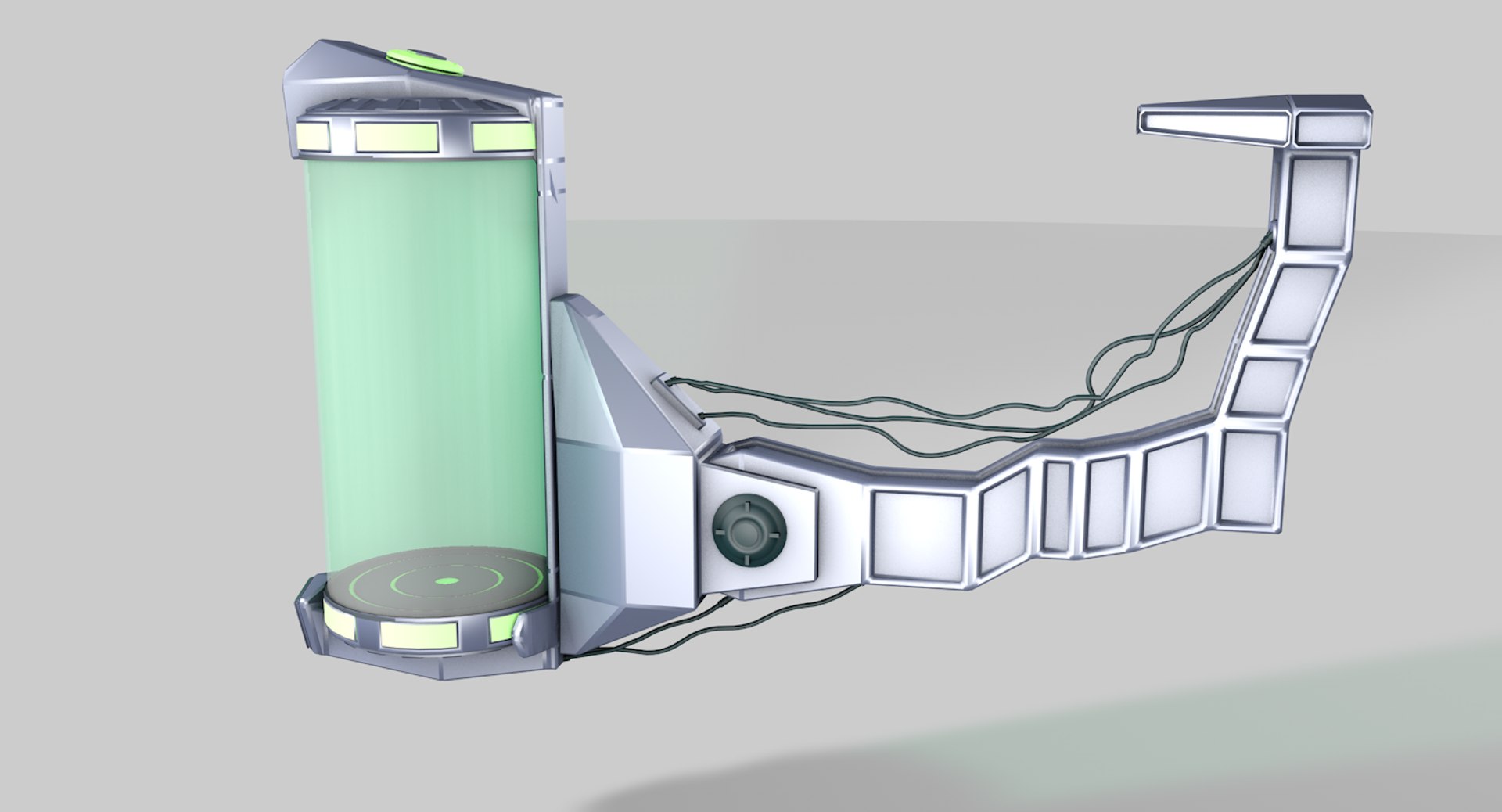 Science Fiction Liquid Container 3D Model - TurboSquid 1438460