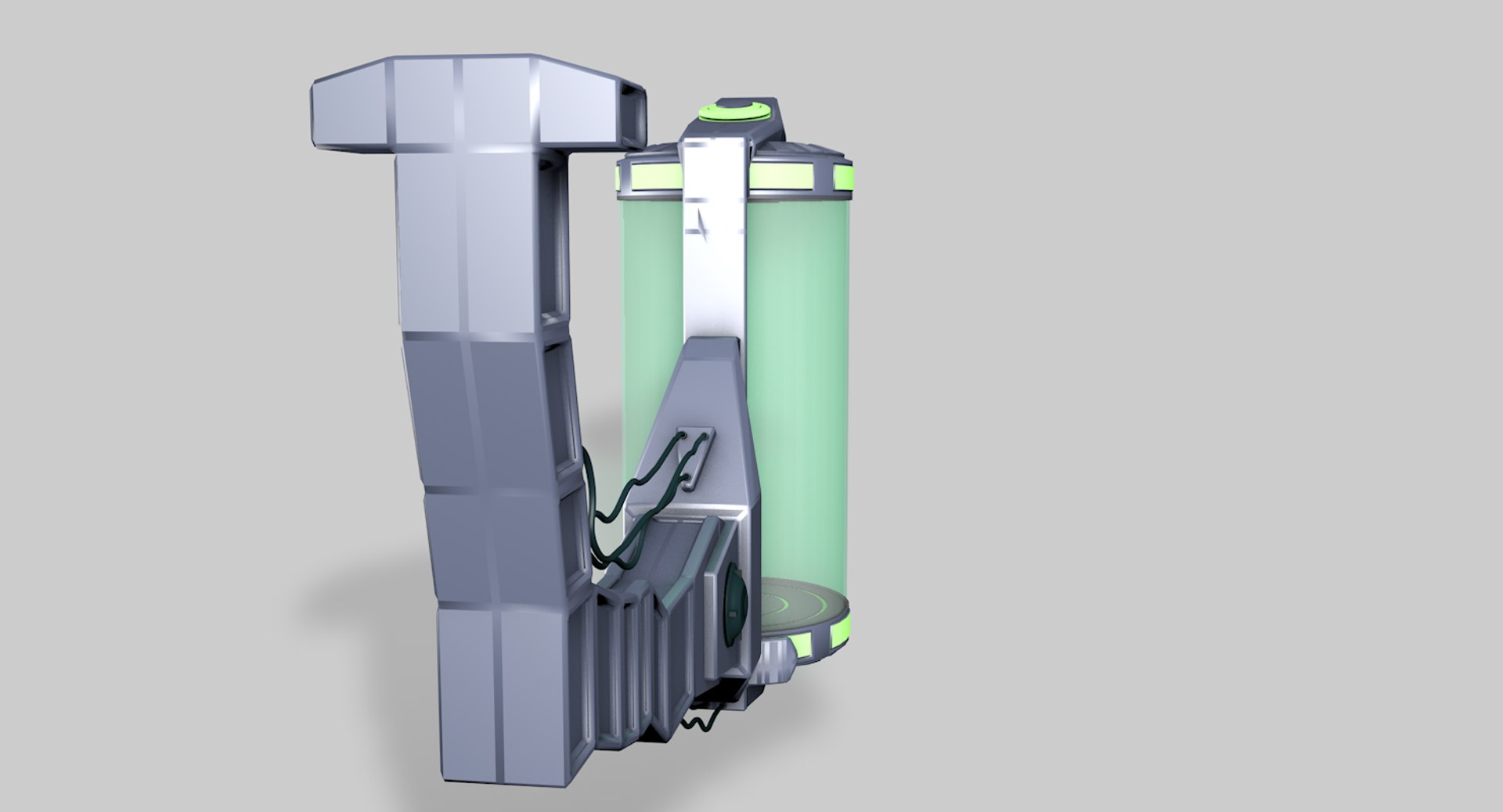 Science Fiction Liquid Container 3D Model - TurboSquid 1438460