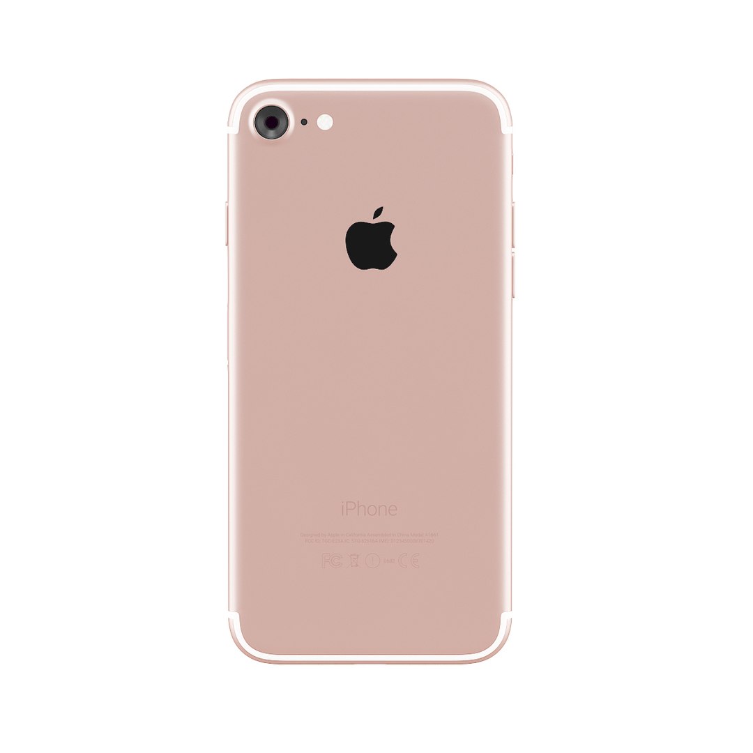 Iphone 7 Pink 3D Model - TurboSquid 1165263