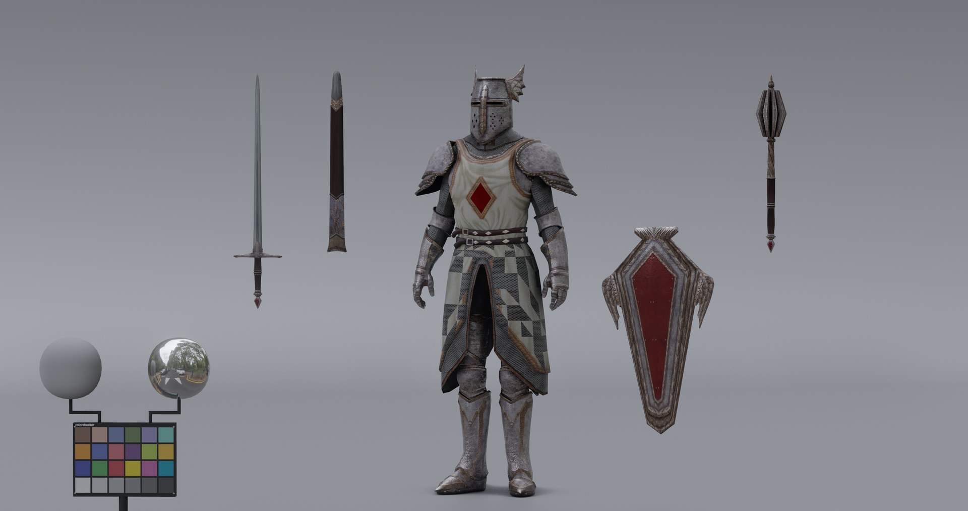 Crusader knight - rigged and photorealistic 3D - TurboSquid 2084446
