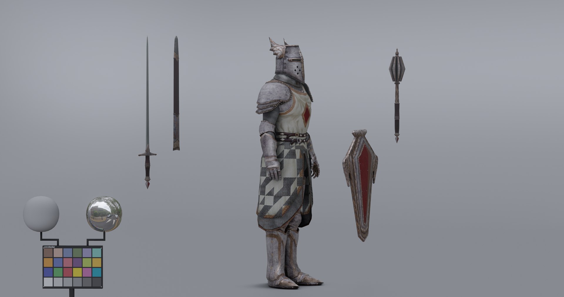 Crusader knight - rigged and photorealistic 3D - TurboSquid 2084446