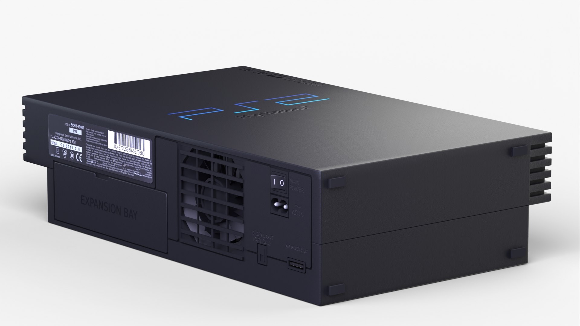 3D Sony PlayStation 2 FAT Model - TurboSquid 2019884