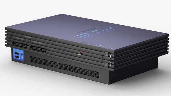 modelo 3d Sony PlayStation 2 FAT - TurboSquid 2019884