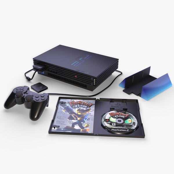 modelo 3d Sony PlayStation 2 FAT - TurboSquid 2019884