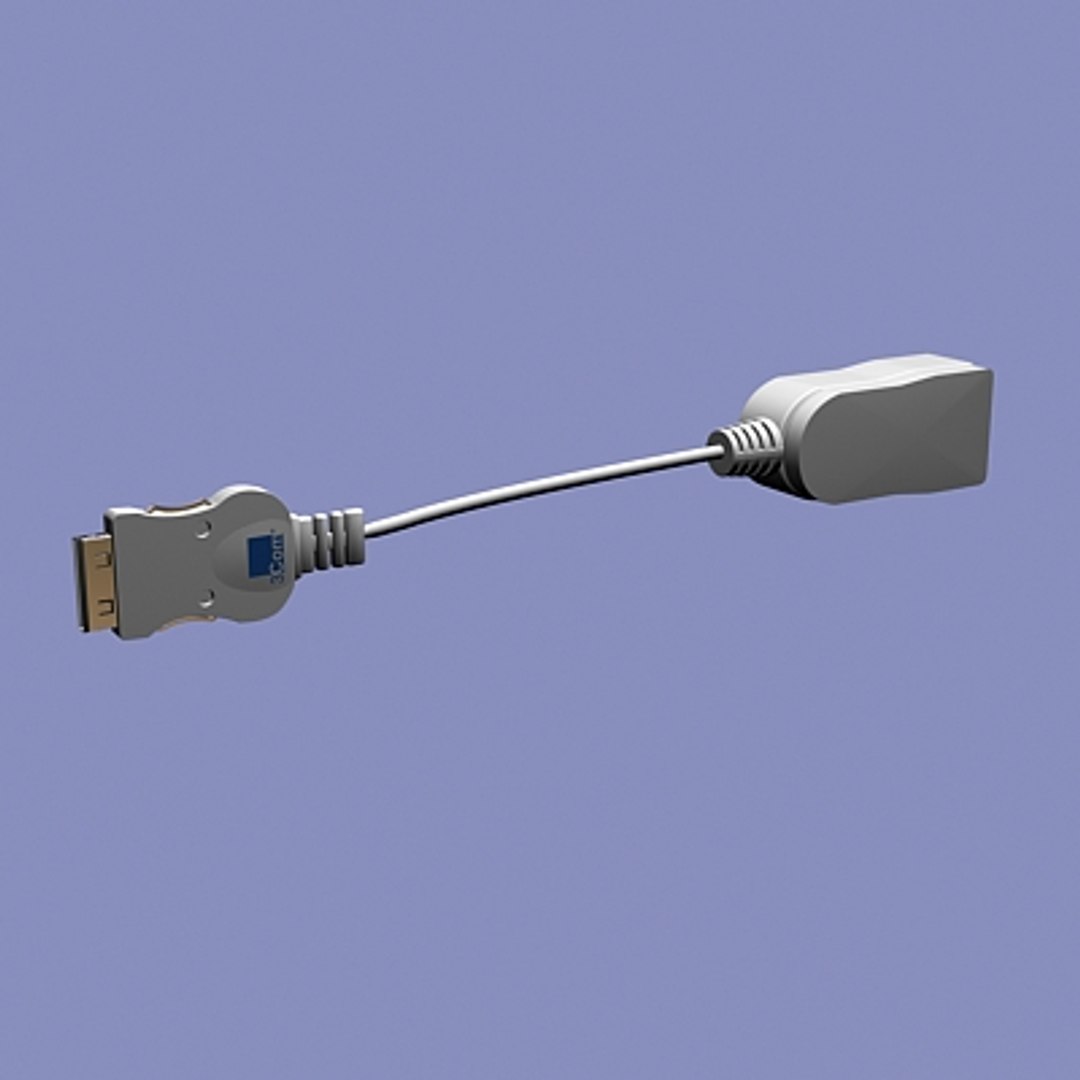 3d Laptop Pigtail Model