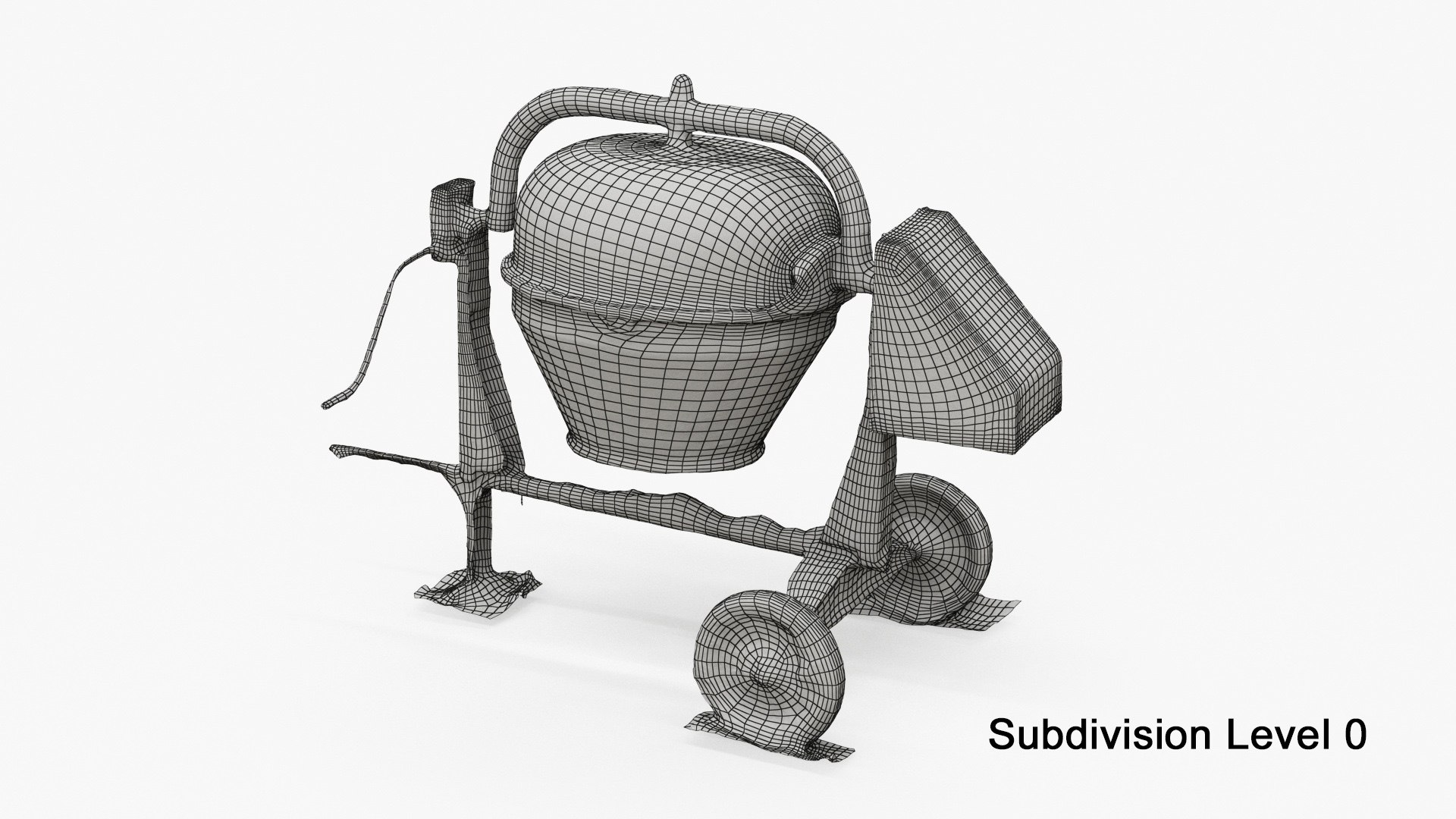 Concrete Mixer 3D Model - TurboSquid 1462451