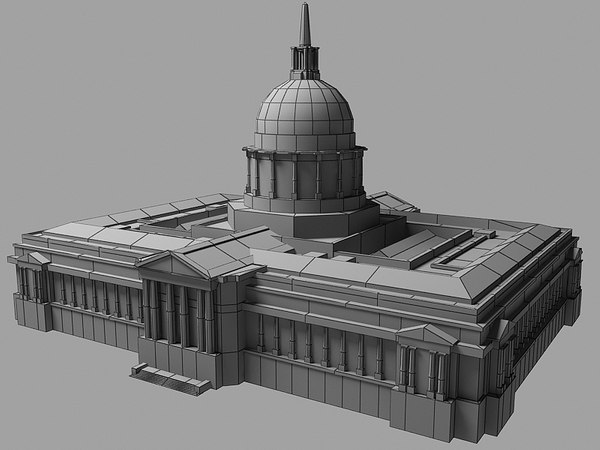 san francisco city hall 3d model