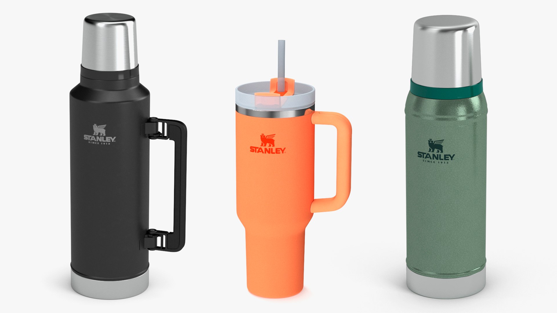 Stanley Thermal Mugs Collection Model - TurboSquid 2239925