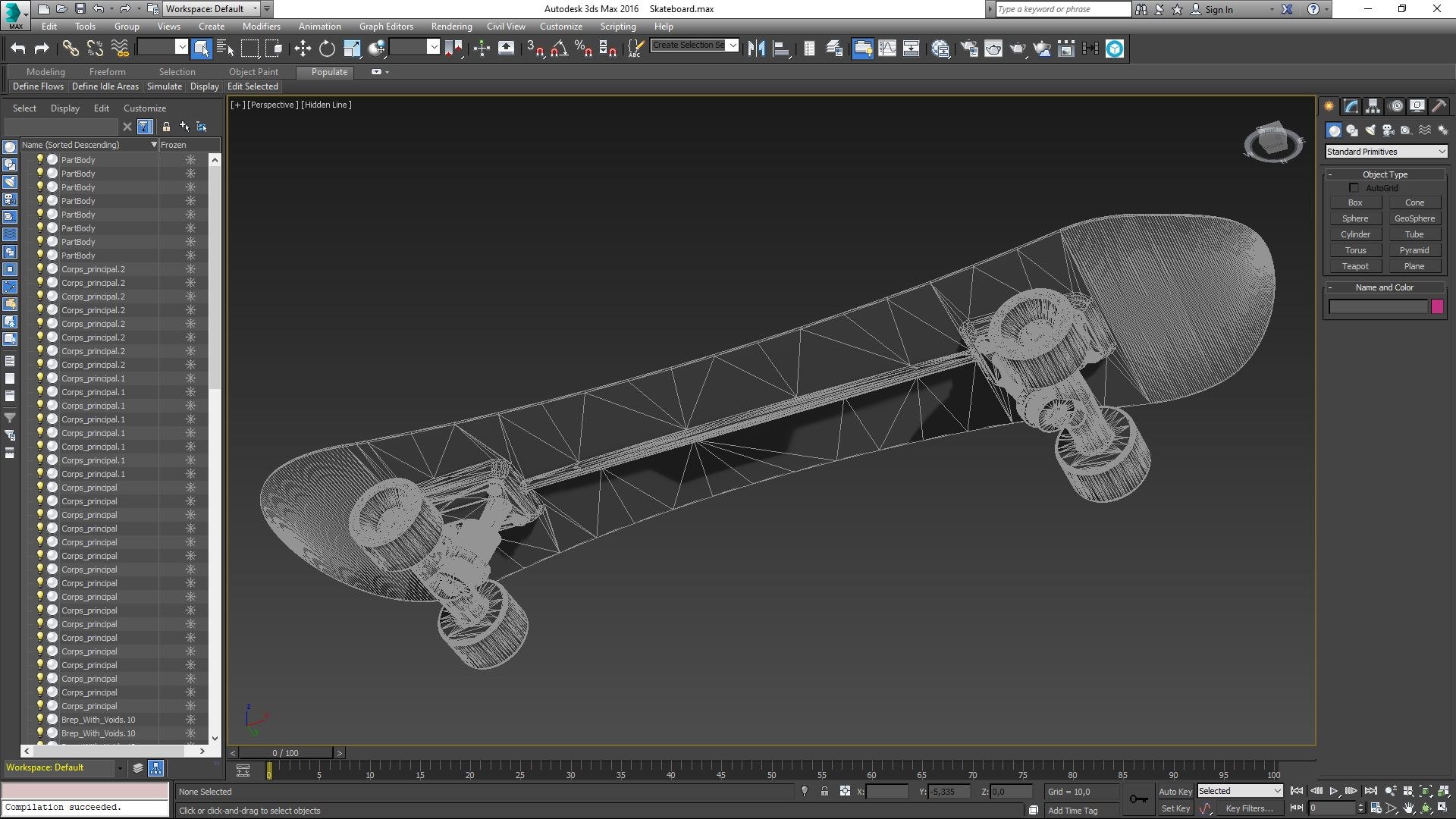 Skateboard 3D Model - TurboSquid 2339951