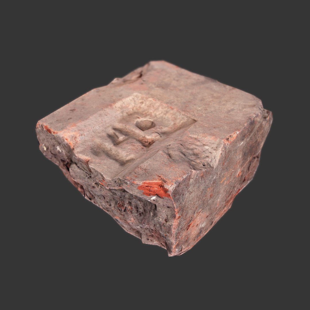 3d pack brick model