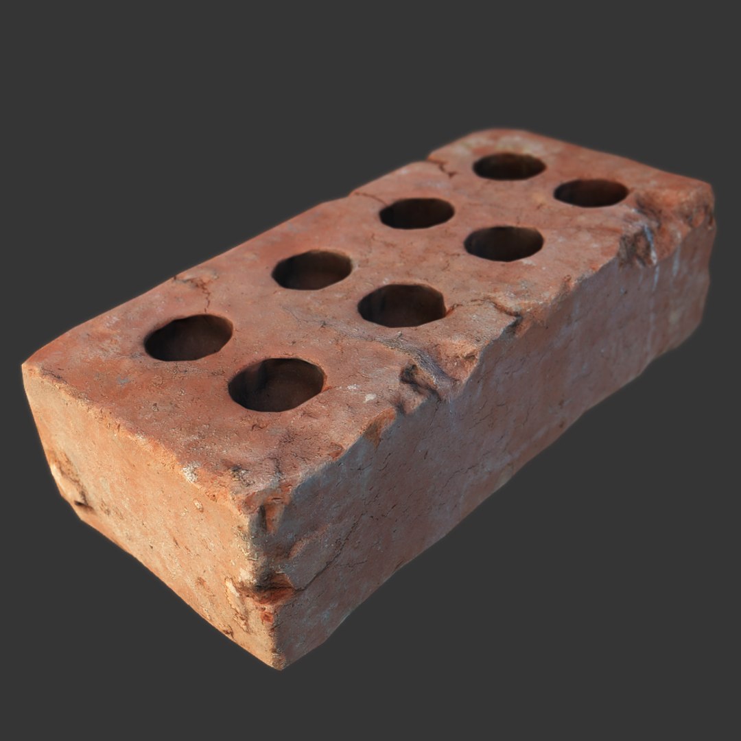3d pack brick model