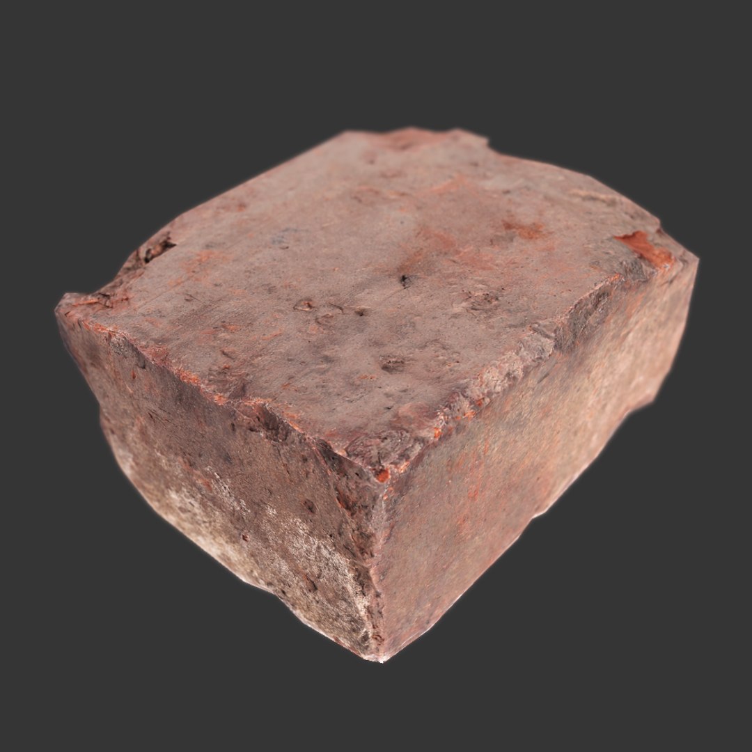 3d pack brick model