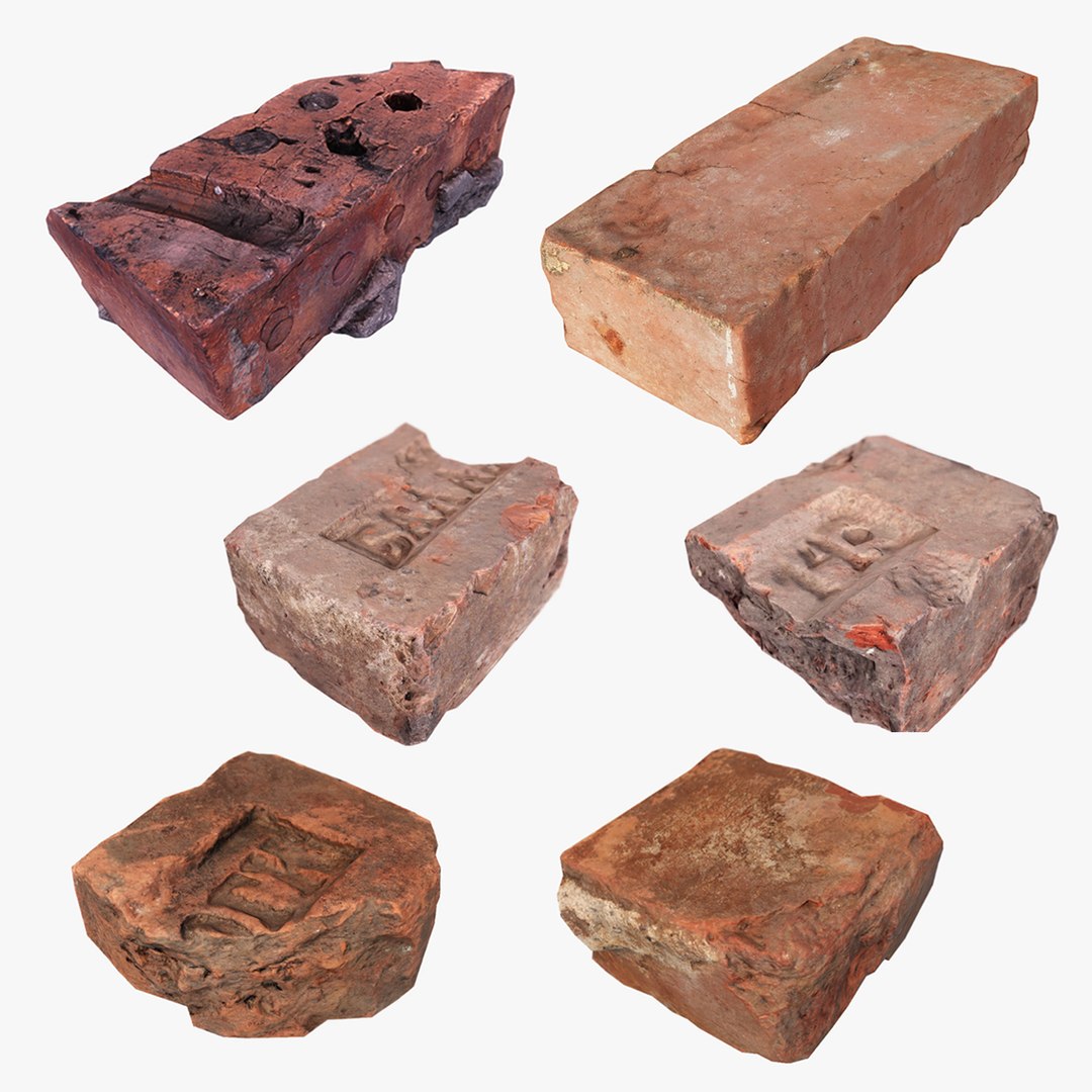 3d pack brick model