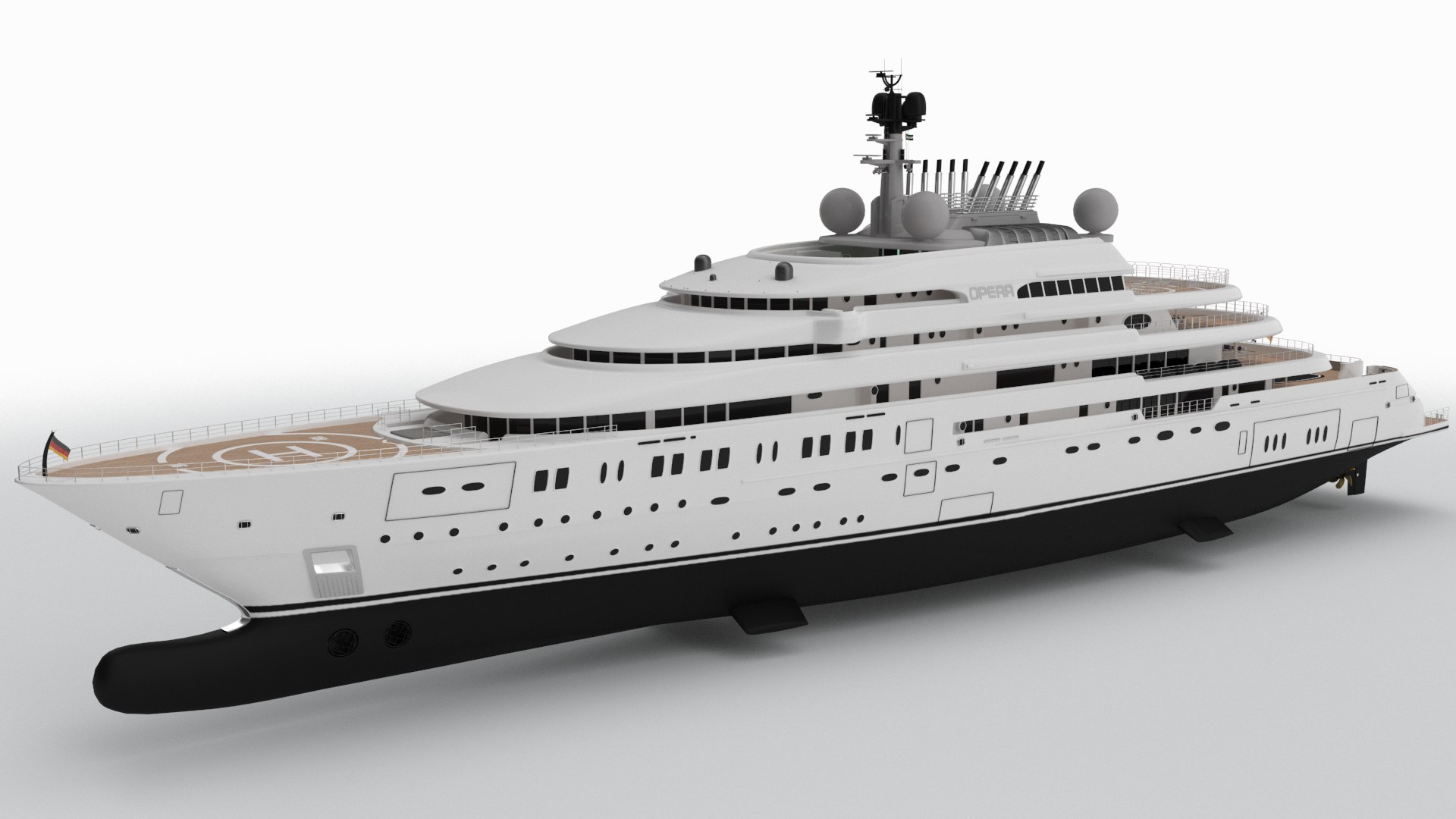 3D Model Superyachts Bundle 2 - TurboSquid 2383386