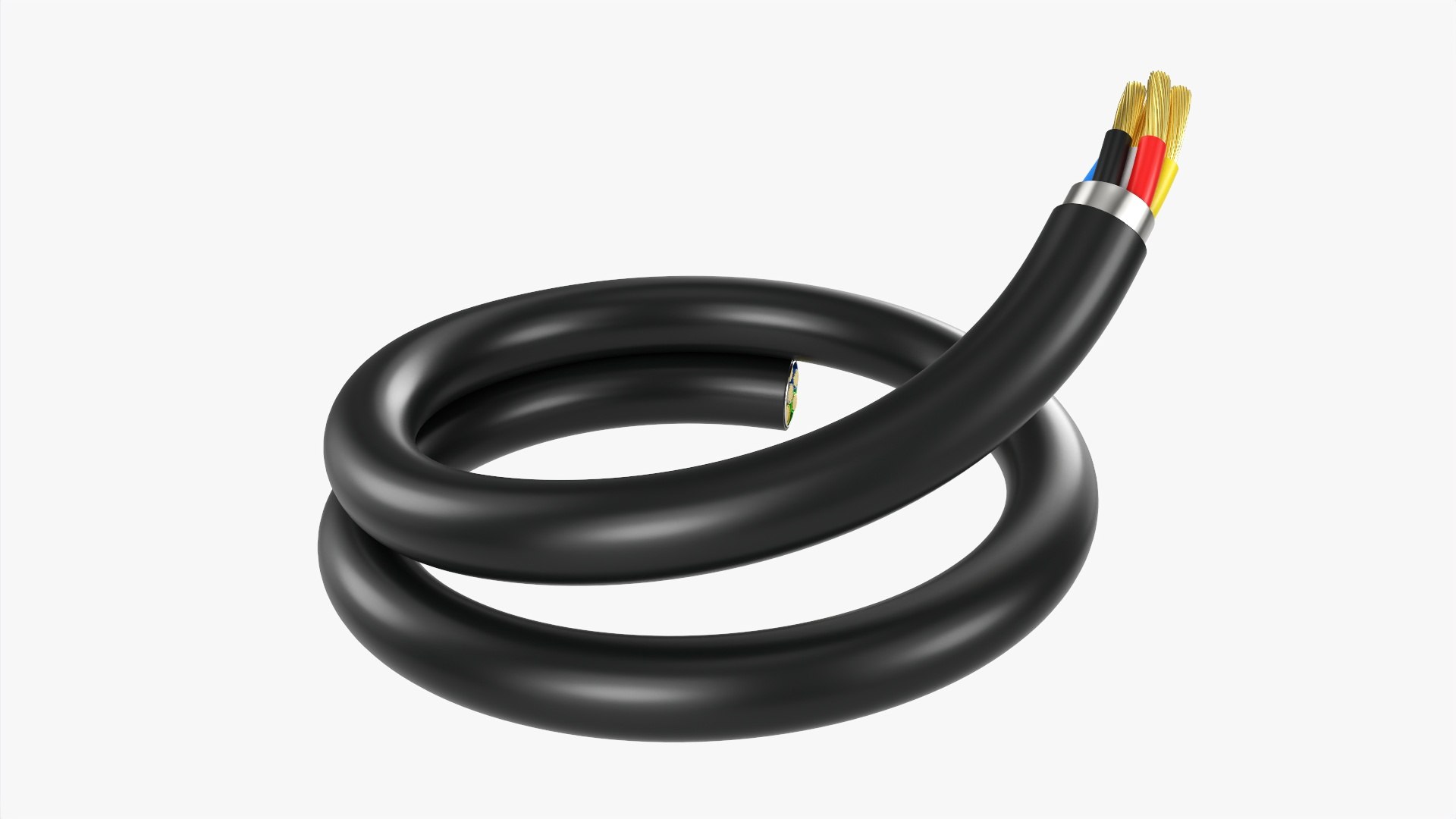 3D Cable Cut 01 Model - TurboSquid 1841687