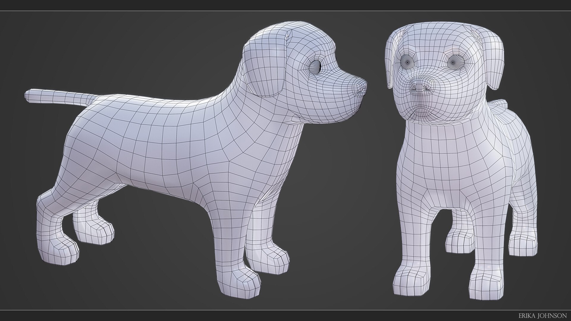 Puppy Model 3D - TurboSquid 2267720