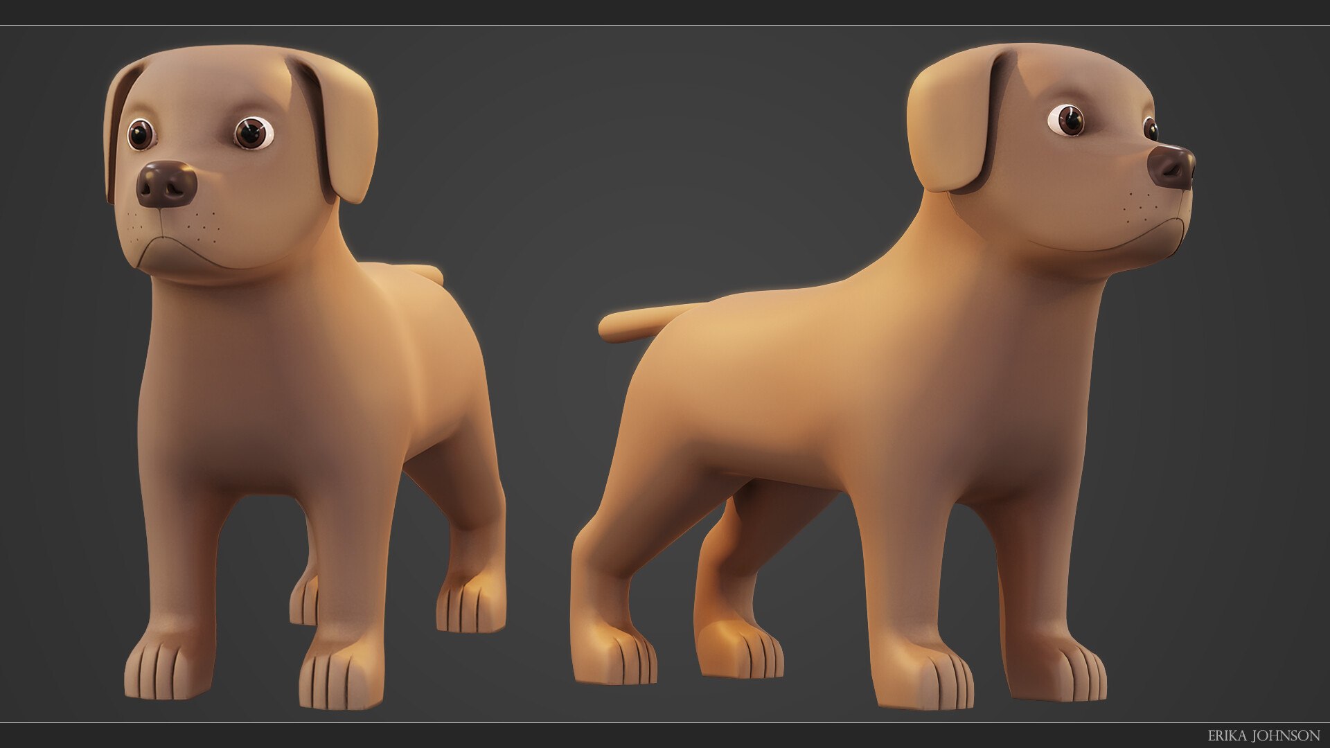 Puppy Model 3D - TurboSquid 2267720