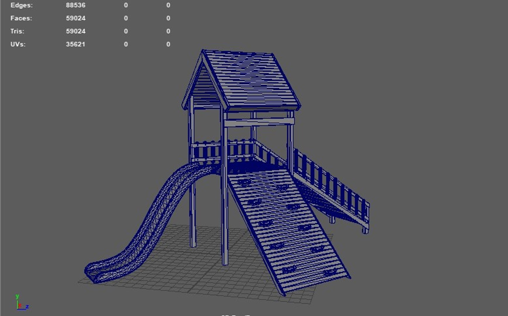 Playground Equipment 3D Model Model - TurboSquid 2344173