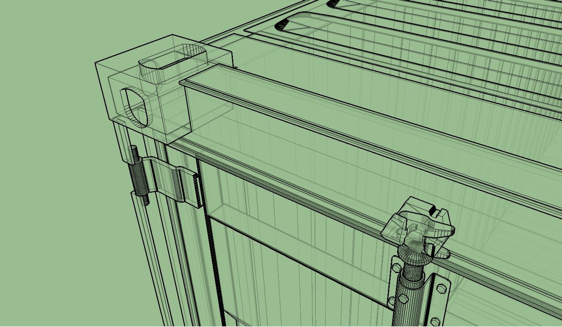 40ft Shipping Container 3D Model - TurboSquid 1641812