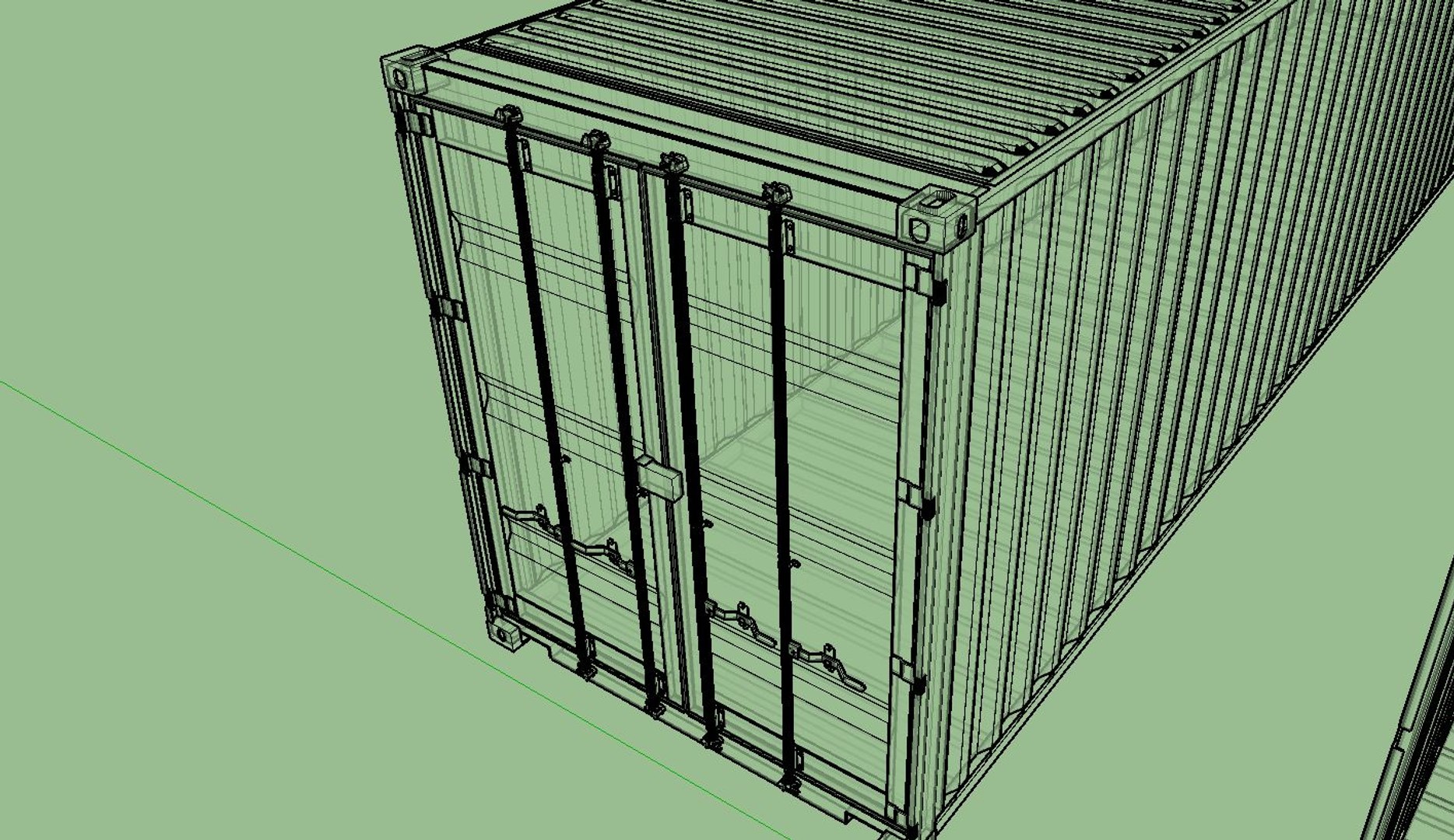 40ft Shipping Container 3D Model - TurboSquid 1641812