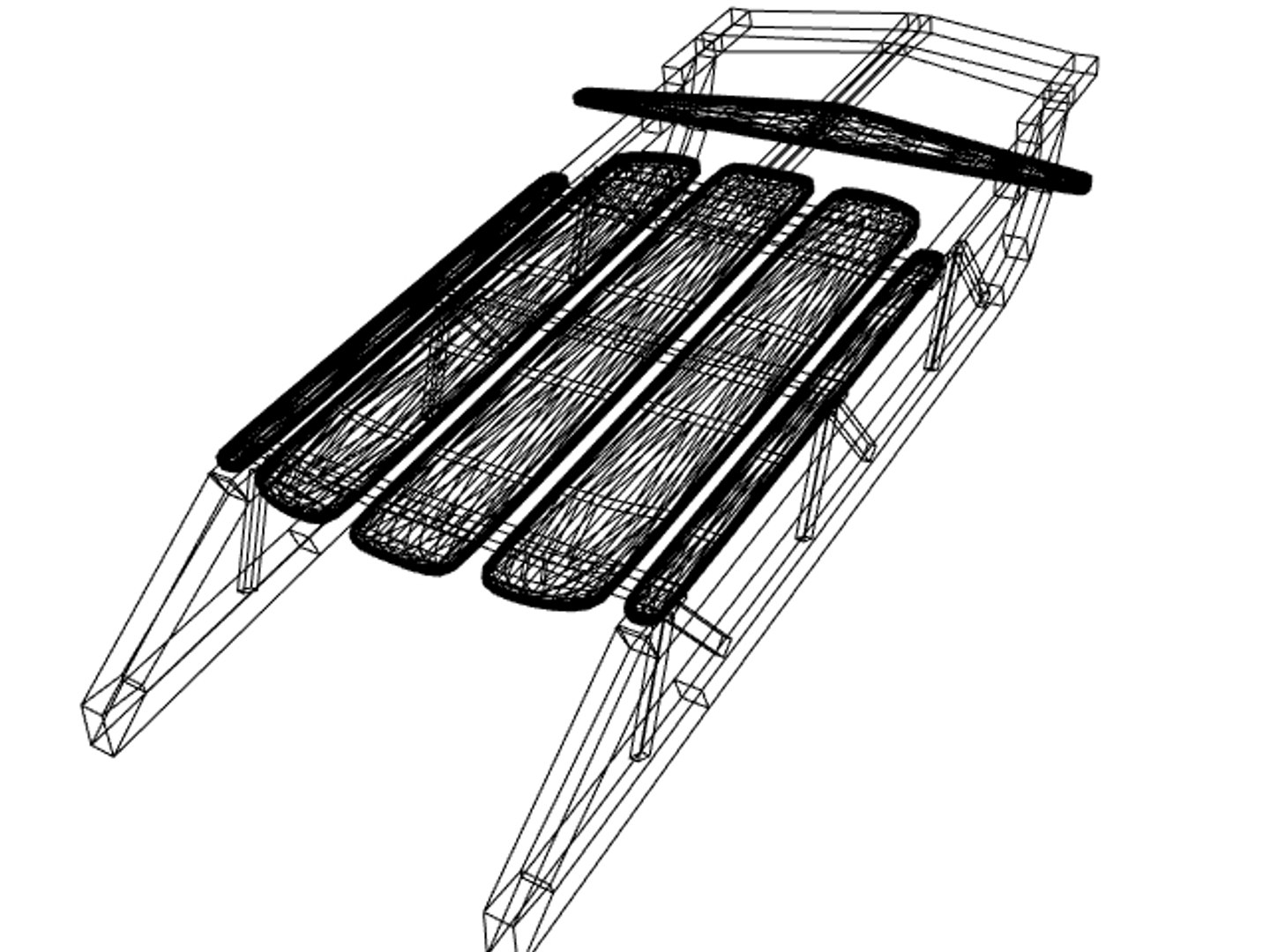 Sled Lightwave Simple 3d Model