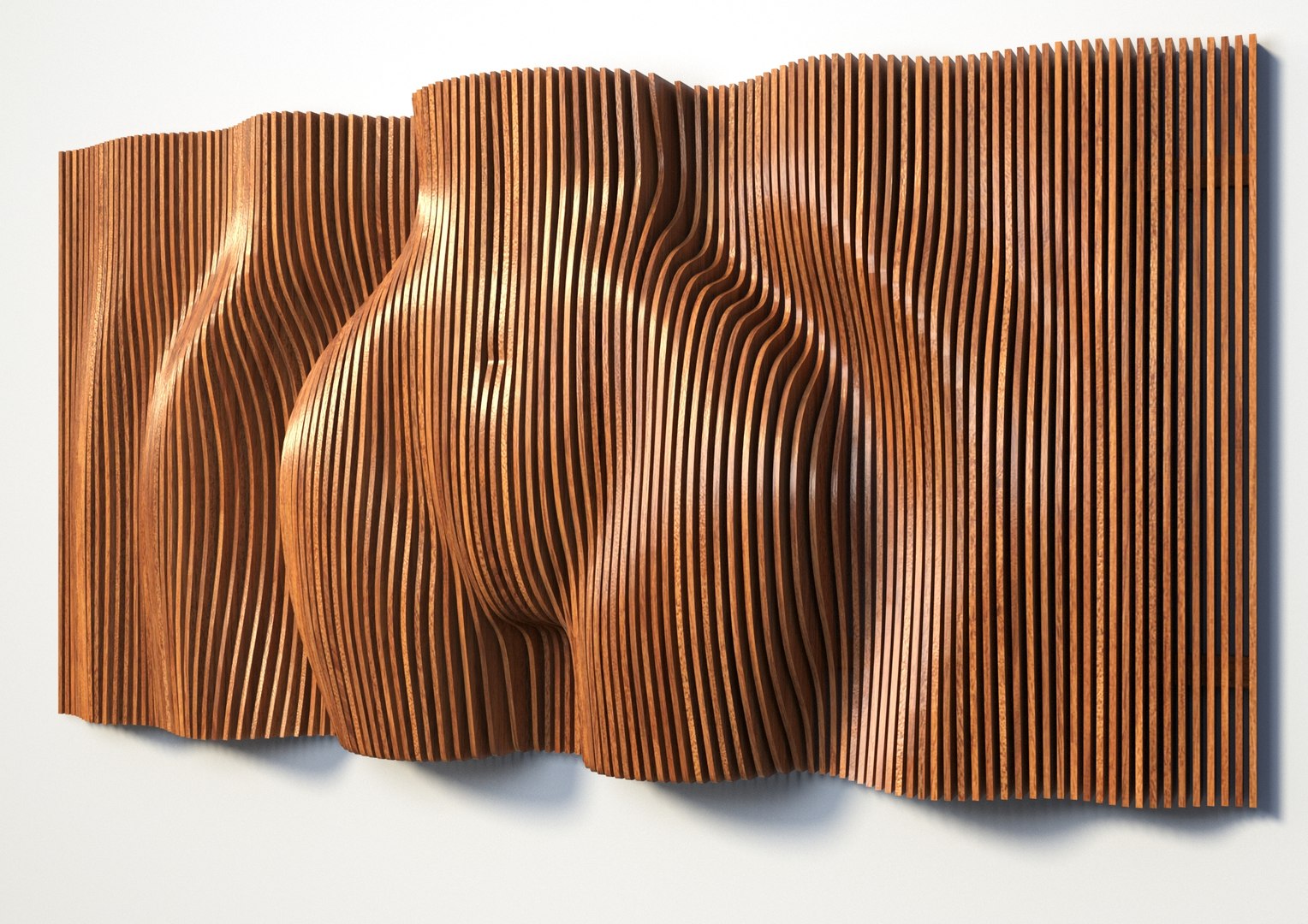 Parametric Female Body Panel Wall Decor 3D Model - TurboSquid 2518040