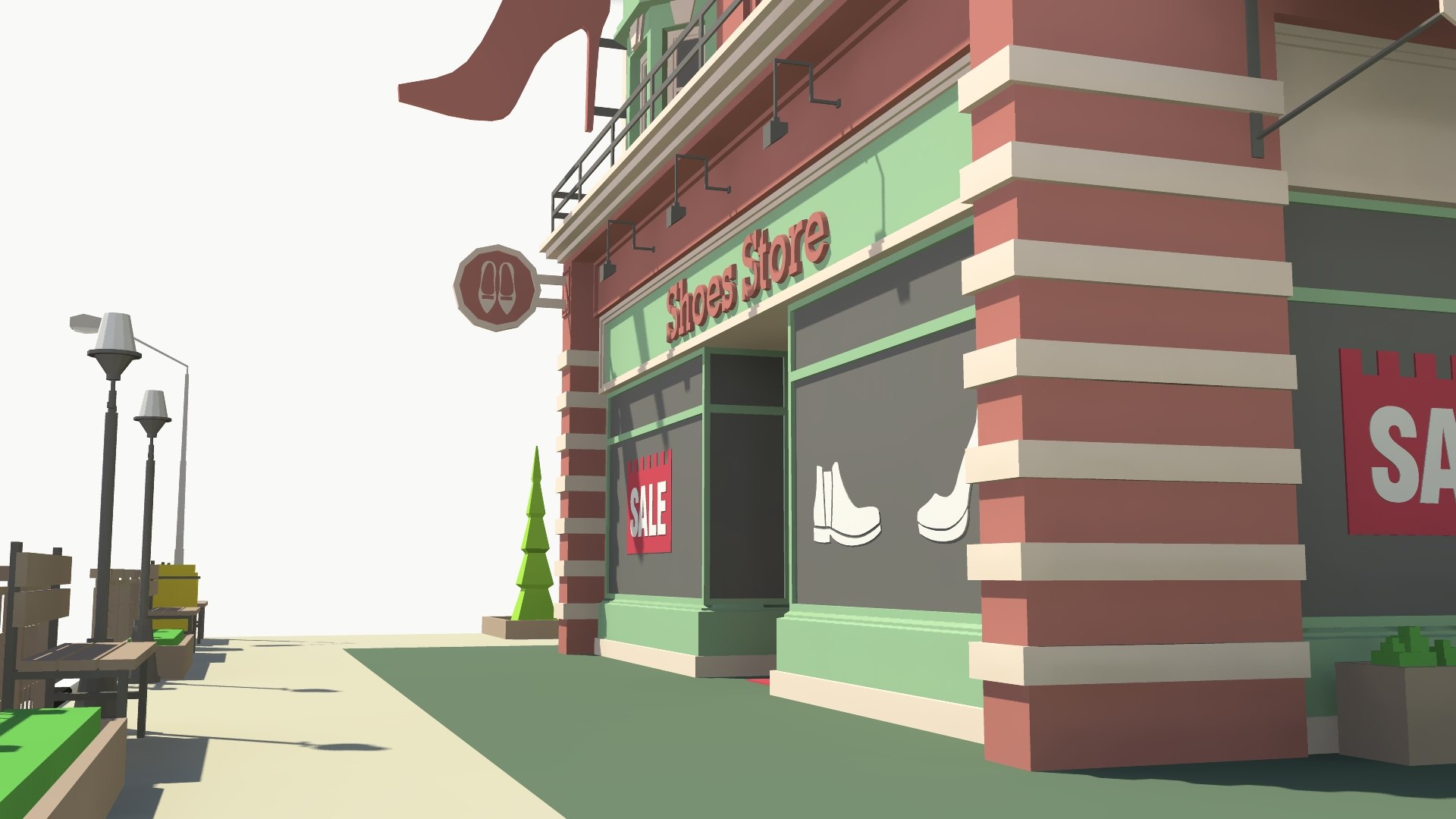 Shoesstore 01 3D - TurboSquid 1412680