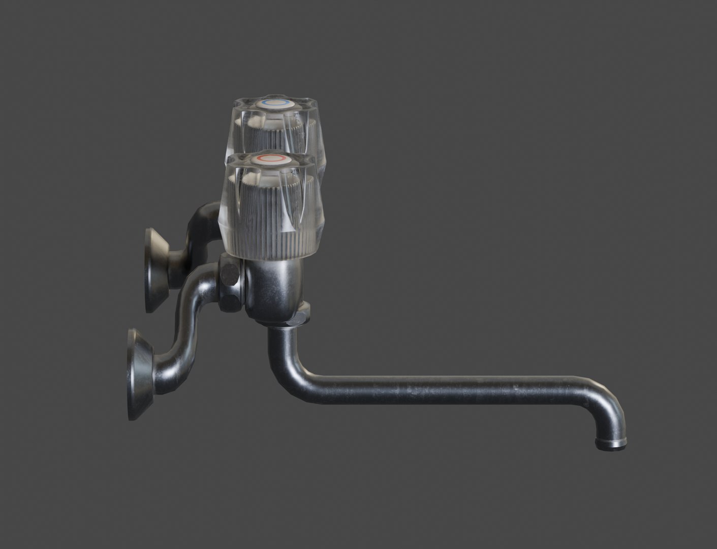 Low-Poly Japanese Retro Kitchen Faucet1 Model - TurboSquid 2346081