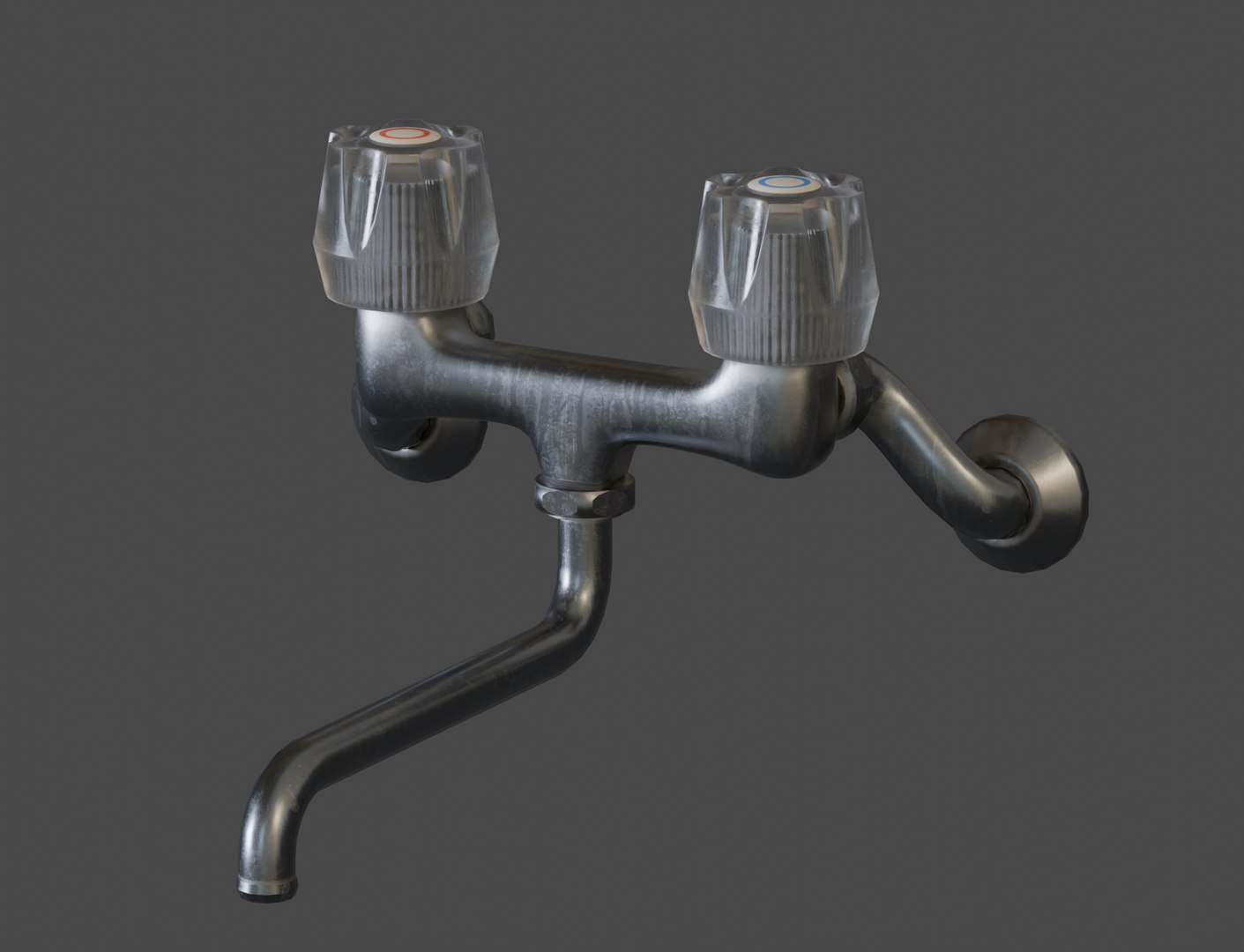 Low-Poly Japanese Retro Kitchen Faucet1 Model - TurboSquid 2346081