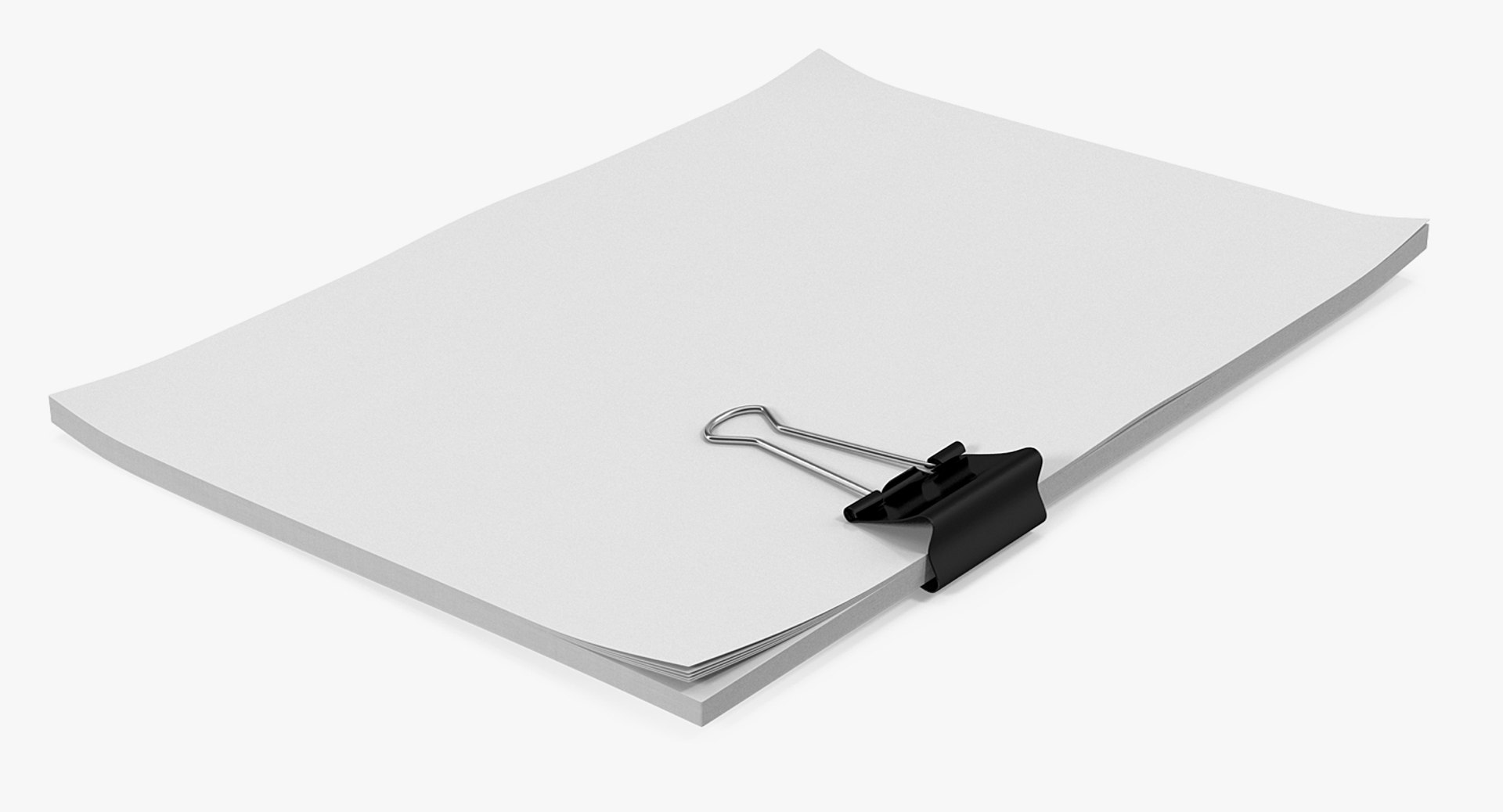 3D binder a4 sheets model - TurboSquid 1420073