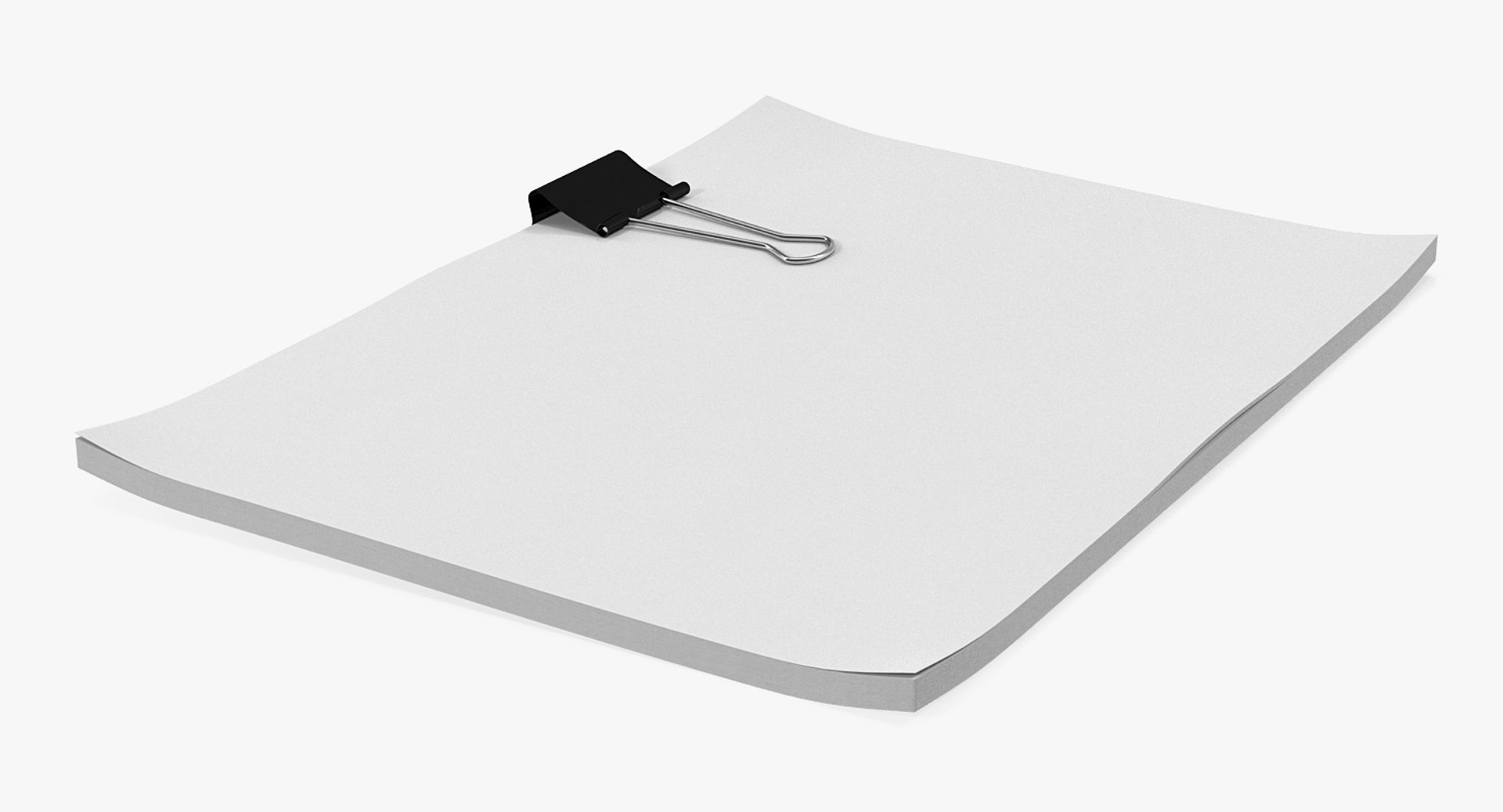 3D Binder A4 Sheets Model - TurboSquid 1420073