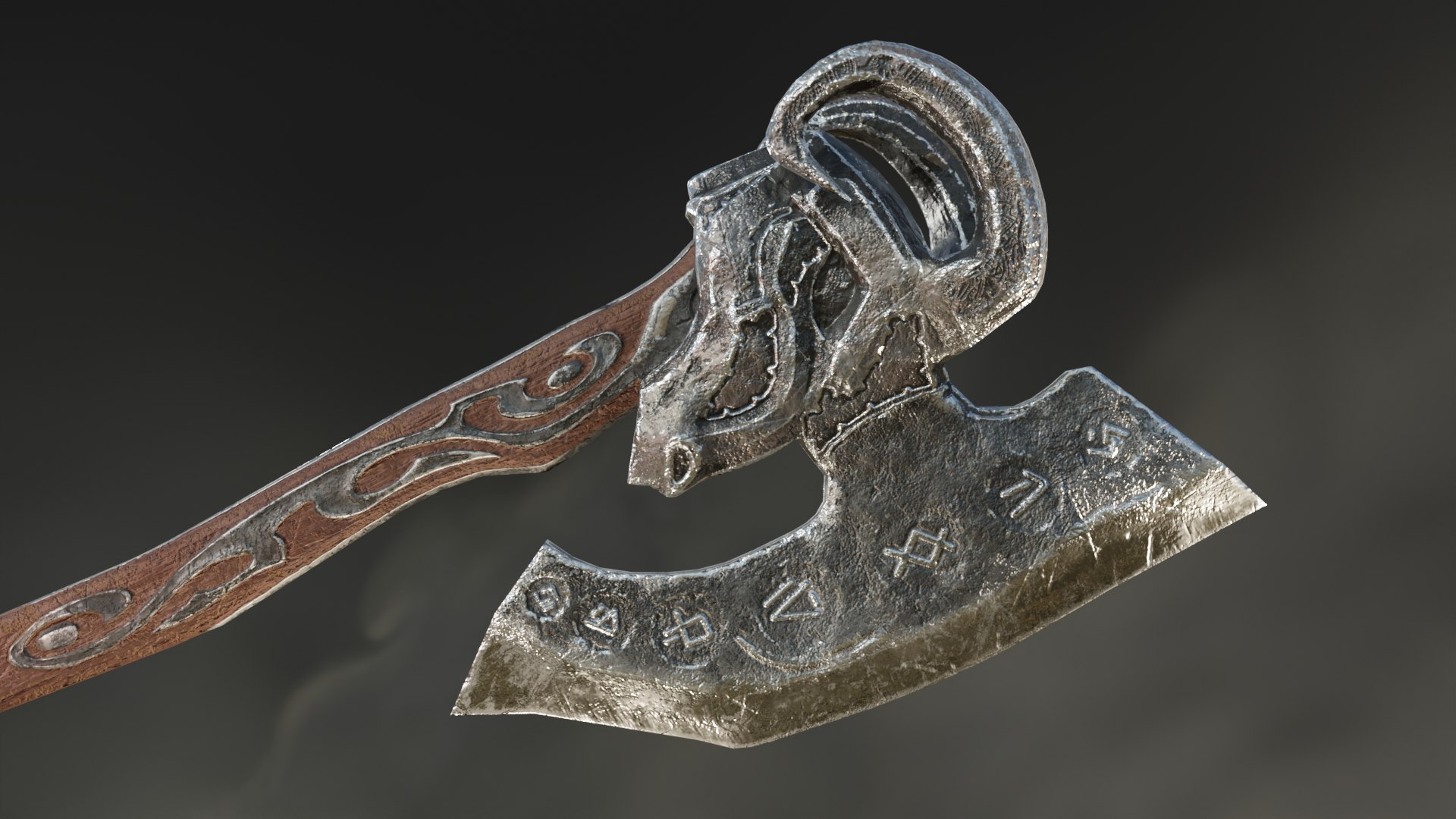 3D Battle Axe Model - TurboSquid 2157997